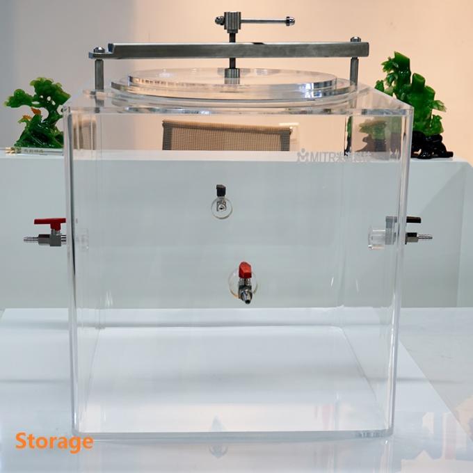 10mm Thickness Lab Glove Box Acrylic Container For Material Storage