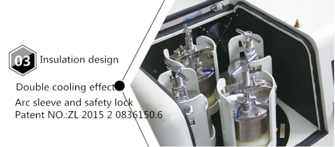 Cryogenic Type Planetary Ball Milling Machine 10-640r/ Min Rotation Speed