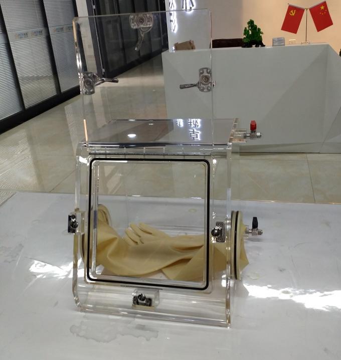 Portable Testing Chamber Lab Glove Box With 40mm Width Inert Gas Purging