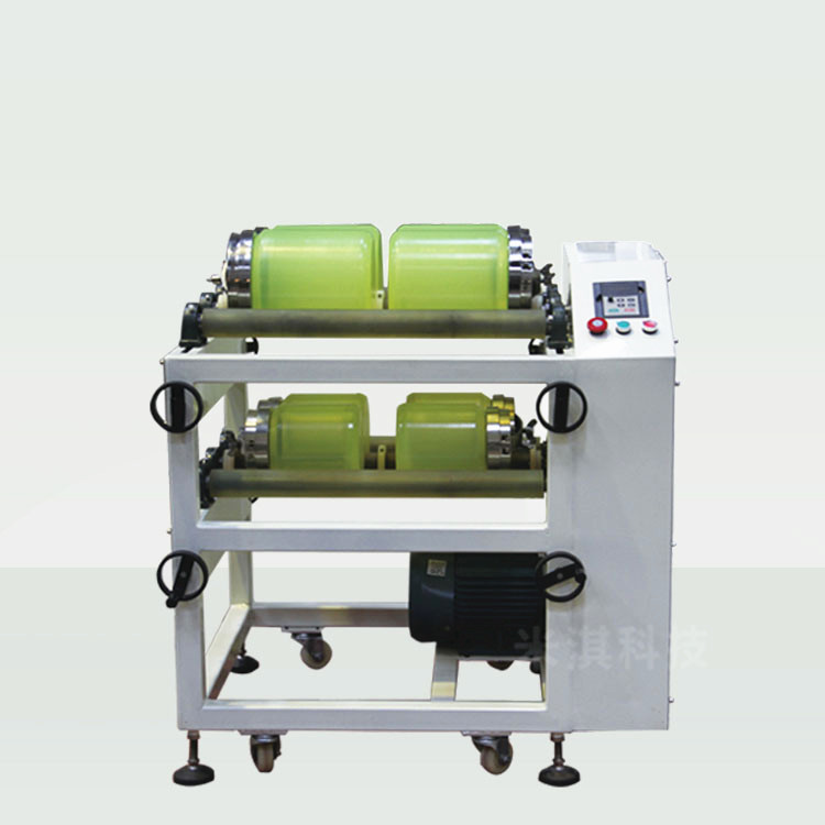 Two Layer Roller Ball Mill Machine With Stainless Steel Horizontal ...